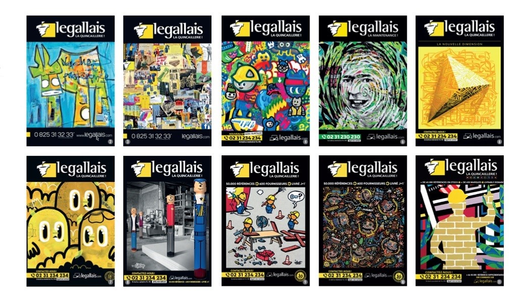 Legallais : le street artiste Piotre à l’œuvre en couverture du catalogue 2024